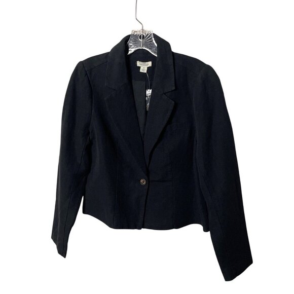 Sundance | Jackets & Coats | Sundance Black Linen Blend Tailored Blazer ...